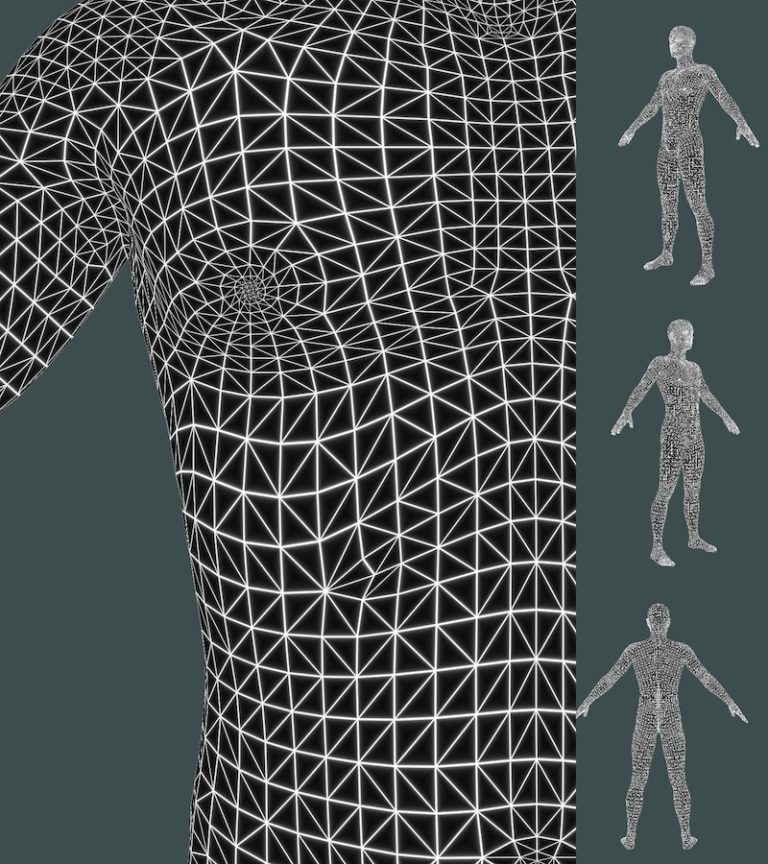 Colouring graphs for a wireframe shader - Metail Tech
